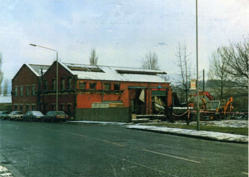 Ramsbottom Bus Collection - Bus Shed (depot) being demolished ...